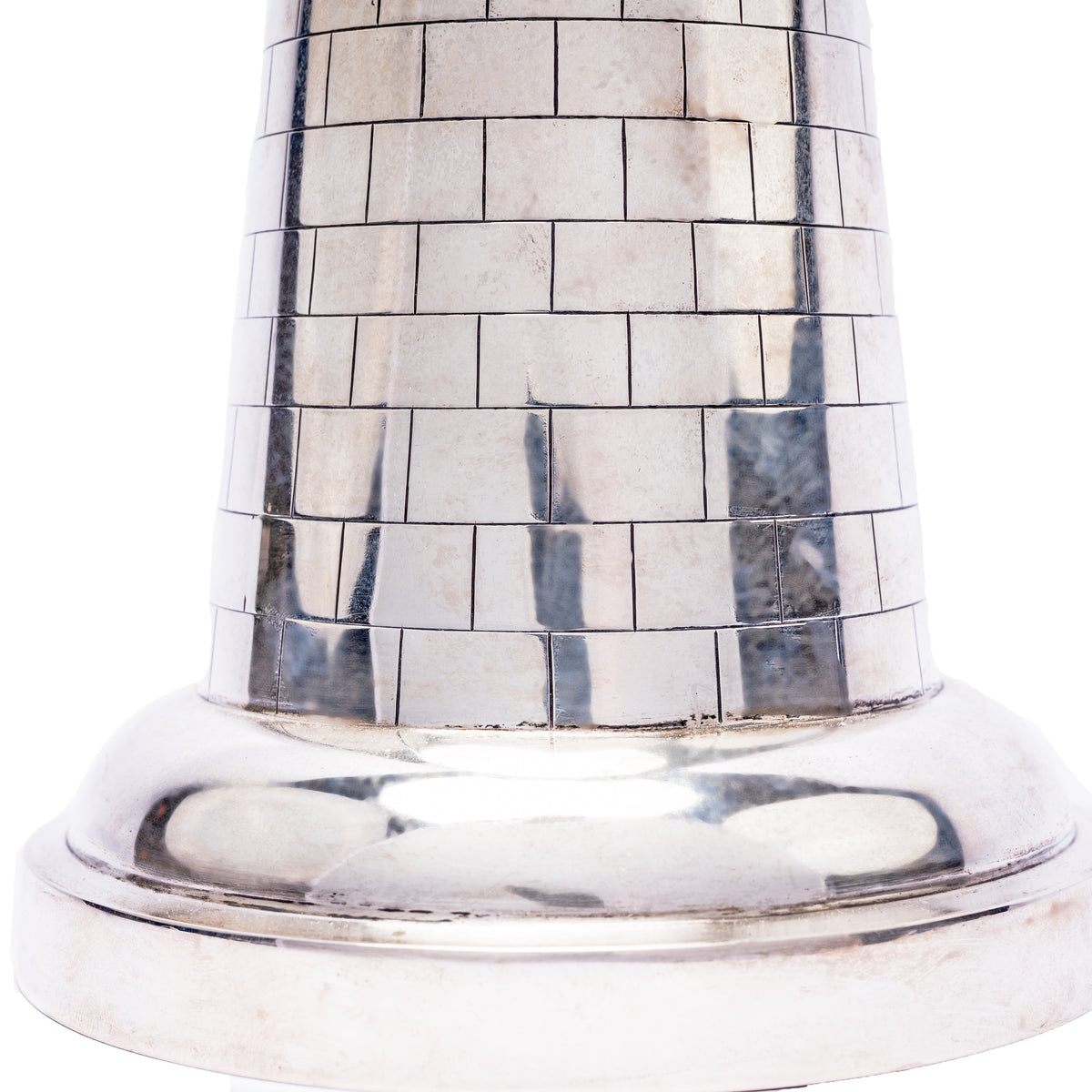 A large fine silver chess trophy in the form of a rook by Charles Clem ...