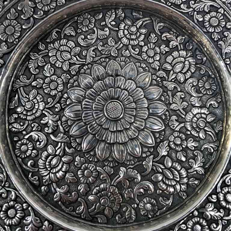 Antique Indian Silver Plate, Kutch (cutch) India, C. 1840 – Joseph ...