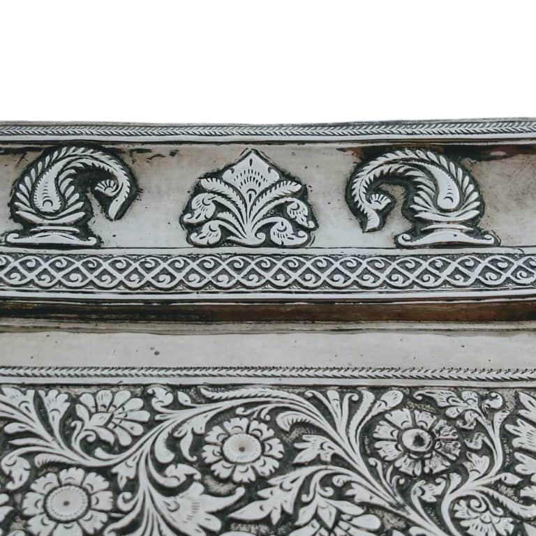 Antique Indian Silver Tray, Mughal India – Circa 1740 – Joseph Cohen ...