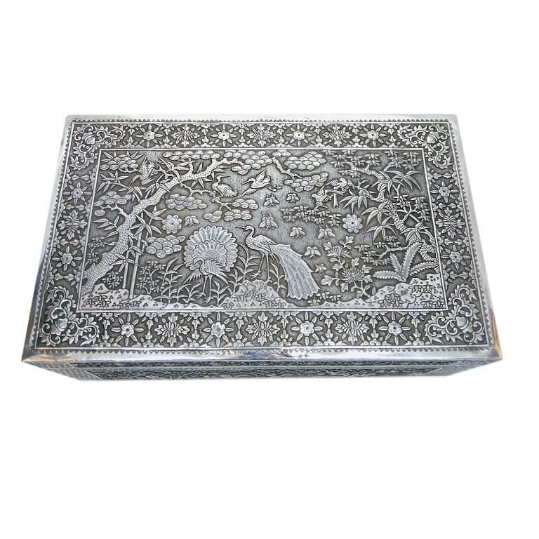 Antique Vietnamese Silver Box, Nguyen Dynasty, Vietnam – Late 19th Cen ...