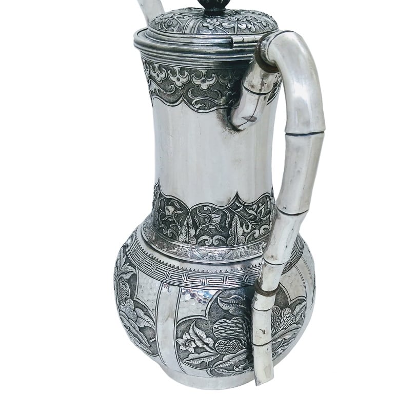 Antique Chinese Straits Silver Coffee Pot - Circa 1900 – Joseph Cohen ...