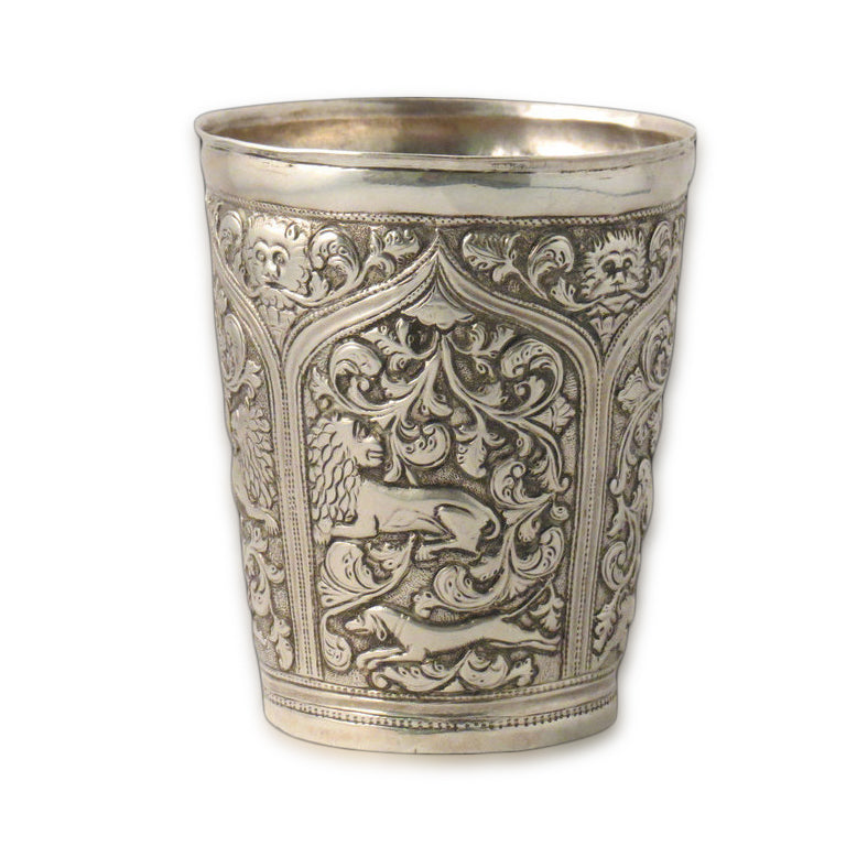 Antique Indian Silver Beaker, India – Circa 1820 – Joseph Cohen Antiques