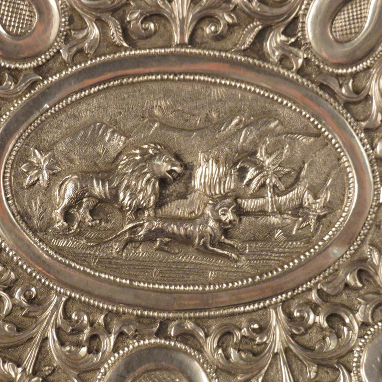 Antique Indian Silver Leaf Dish, Kutch, India – Late 19th Century ...