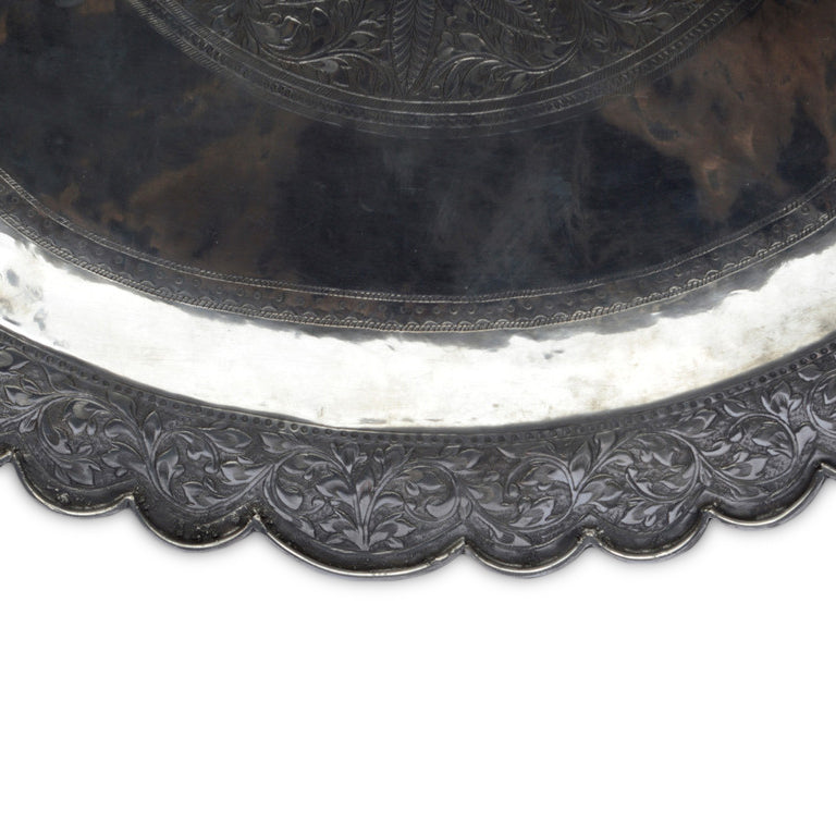 Antique Malay Silver Tray, Malaysia – Late 19th Century – Joseph Cohen ...