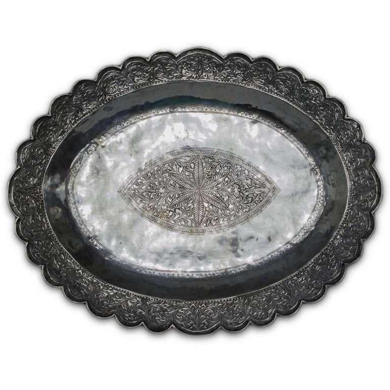 Antique Malay Silver Tray, Malaysia – Late 19th Century – Joseph Cohen ...